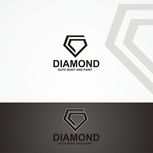High end auto body shop- Diamond | Logo design contest