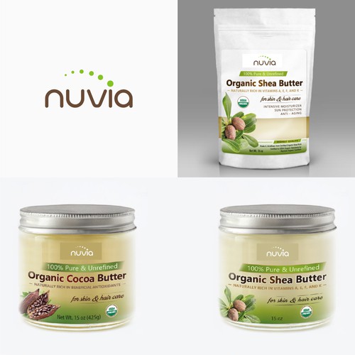 **Easy $$$ **Create a nice look for my new Organic brand name "nuvia ...