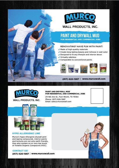 Help Murco Wall Products Inc. with a new print or packaging design ...