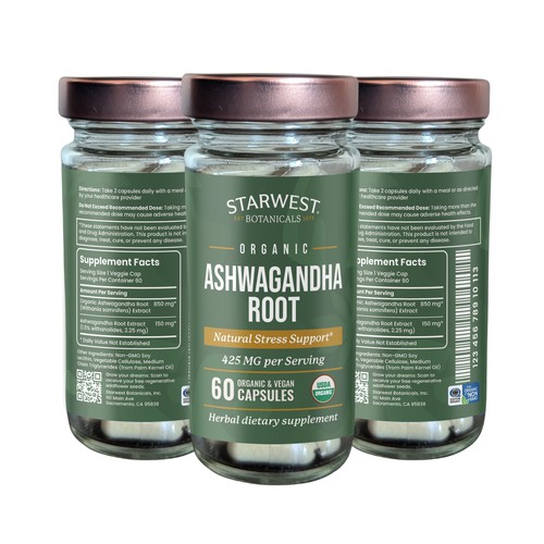 Designs | Organic Herb Capsule Label Design | Product packaging contest