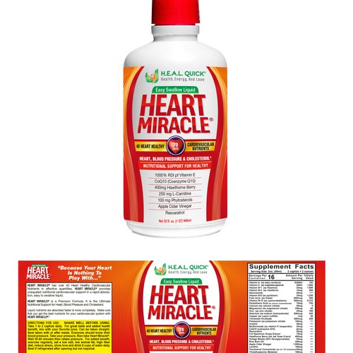 Designs | New look for Heart Miracle | Product label contest