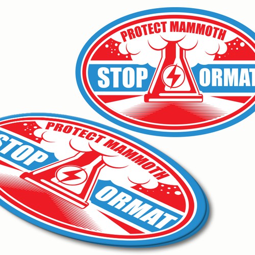 Mammoth Lakes - Fighting Water Pollution (Sticker) | Sticker contest