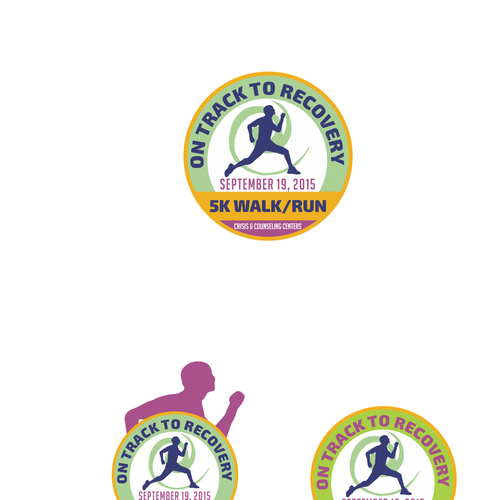 Create a logo for behavioral health agency's 5K walk/run to celebrate ...