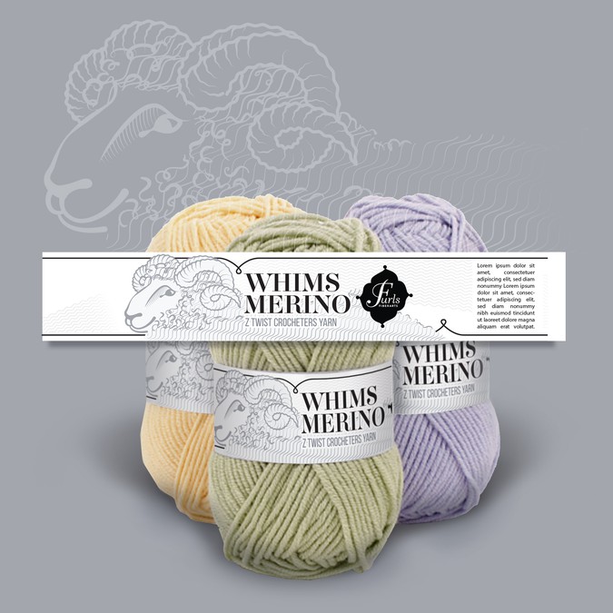 International crochet co. needs: Luxury yarn packaging (paper wrap ...