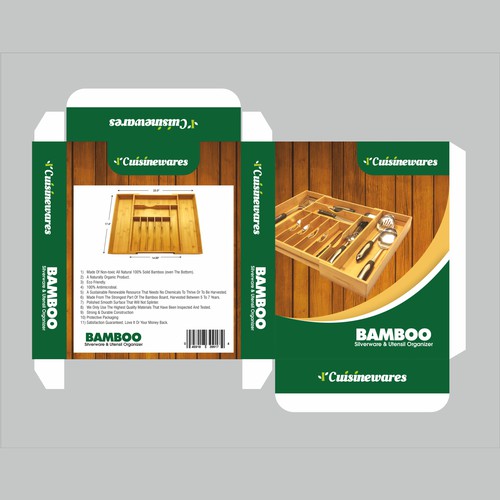 Design a Package on a box for Cuisinewares in the kitchen space ...