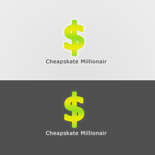 Logo for Cheapskate Millionaire | Logo design contest