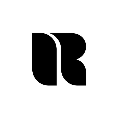 Design an artistic logo with just the letter 'R' (women's fashion brand ...