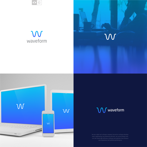 Modern, minimal, touch of color logo for a powerhouse software ...