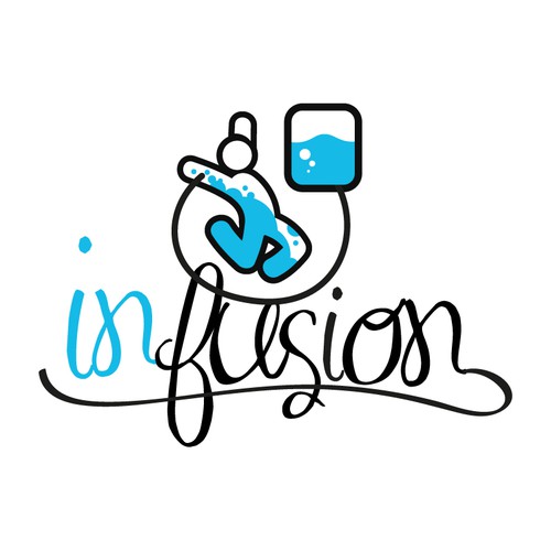 Create a start up logo for intravenous hydration and vitamin bar. And ...