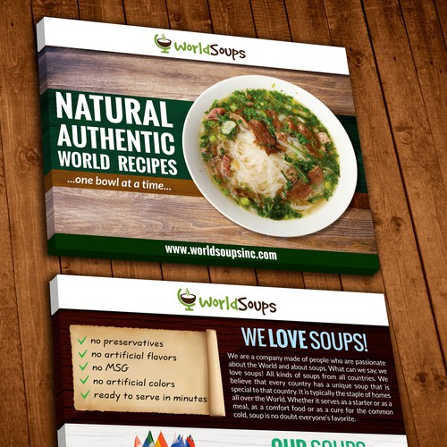 Designs | World Soups Flyer | Postcard, flyer or print contest