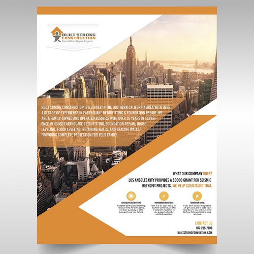 Design a Construction Flyer | Postcard, flyer or print contest