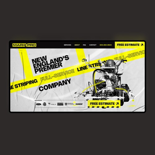 Designs | Design A Modern, Edgy, Business Website / MarkPro | Web page ...