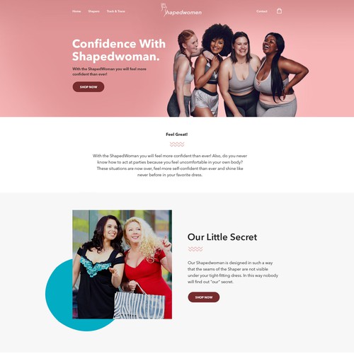 Designs | Web Design for Shapewear brand | Web page design contest