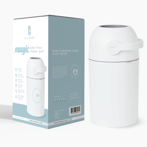 Designs | Create an Attractive & Functional Diaper Pail Packaging ...