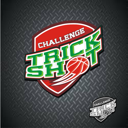 Trick Shot Challenge Basketball | Logo design contest