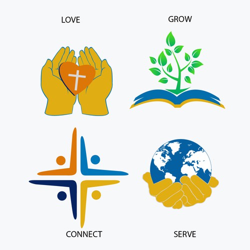 Love, Connect, Grow, Serve | Illustration or graphics contest
