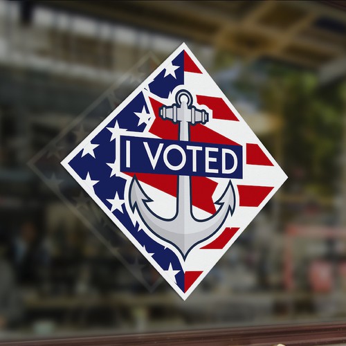 "I Voted" (in Rhode Island) sticker | Sticker contest