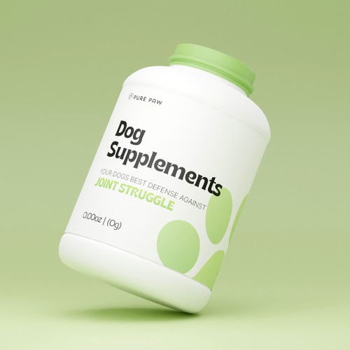 Designs | Packaging design for dog supplement brand | Product label contest