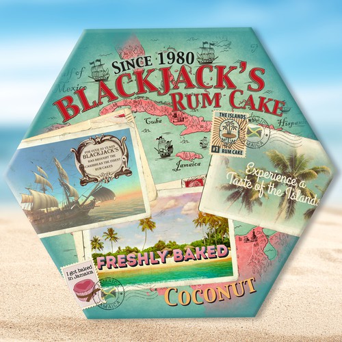 Caribbean Rum Cake company needs unique and creative design! | Product ...