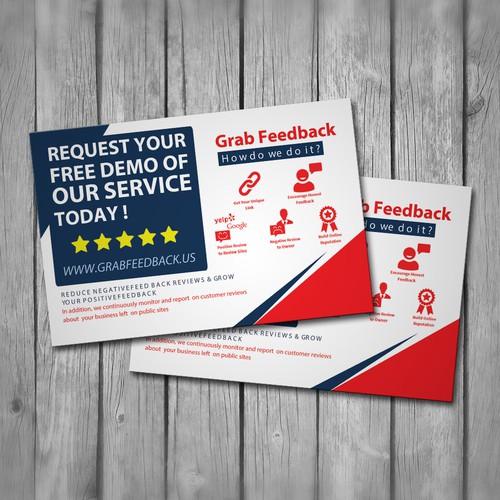 Create Postcard for Review Management Service | Postcard, flyer or ...