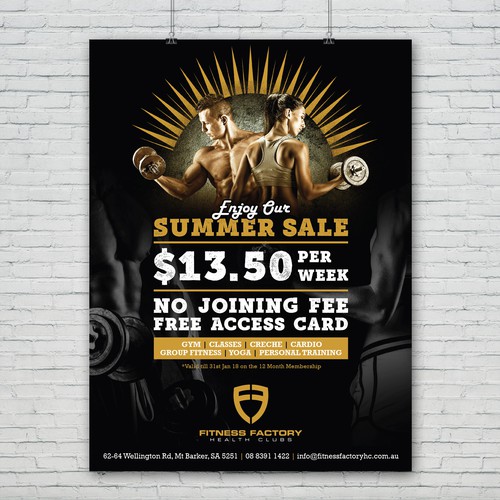 Gym Poster for Summer Sale | contest di Poster
