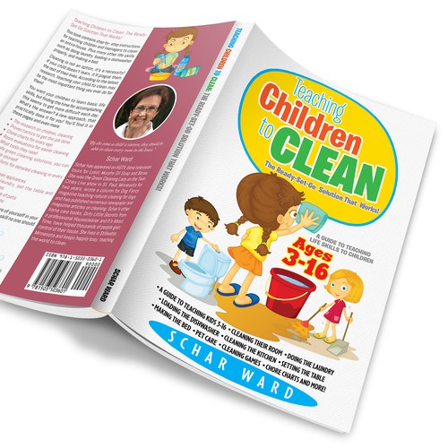Parenting book cover design--Teaching Children to Clean: The Ready-Set ...