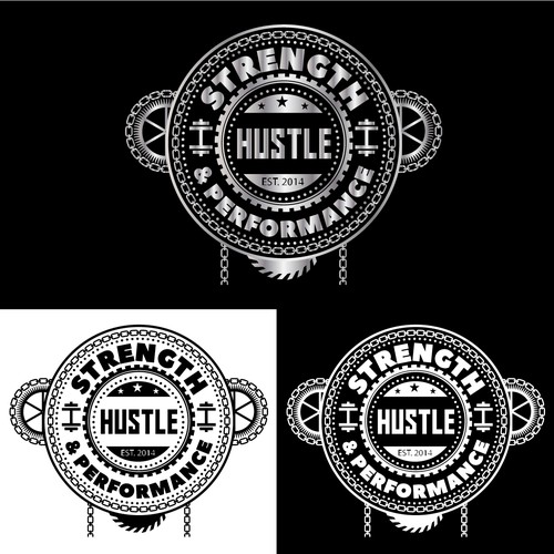 Create a captivating, badass, eye catching gym logo for HUSTLE | Logo ...