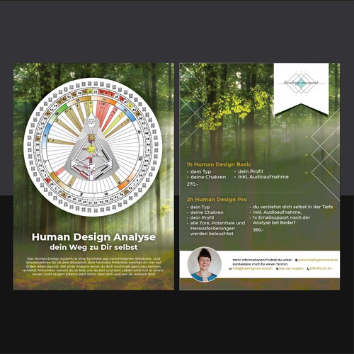 Designs | Human Design System Analyse- spiritueller Flyer für ...