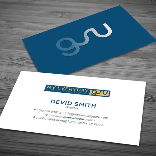 Create a card that shows the "Guru" in every geek! | Business card contest