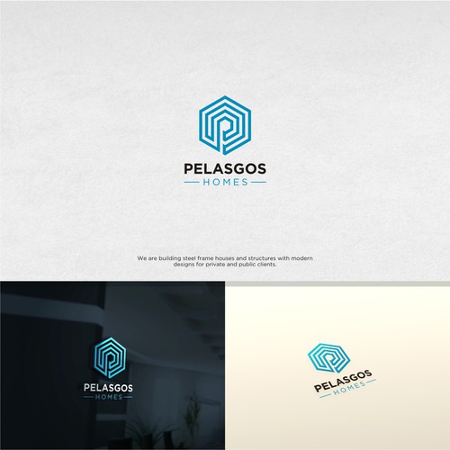 Create a modern concept logo for a steel frame construction company ...
