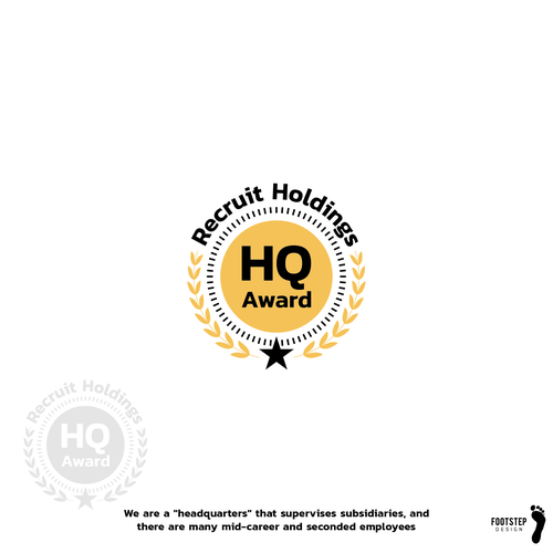 "Company award Logo", which we hope that all the employees feel "Pride ...