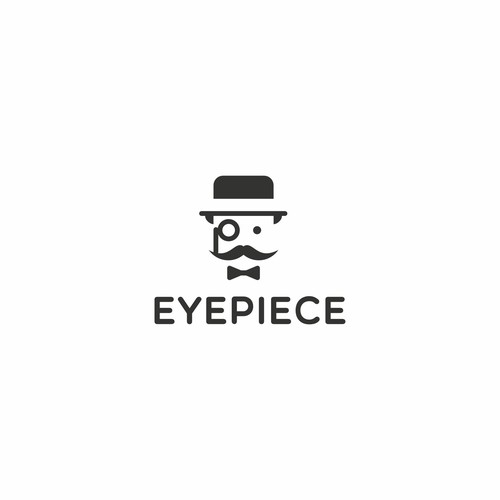 Designs | vintage logo of historical monocle/mustache man head | Logo ...
