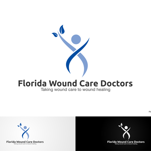 Create a modern and clean logo for a wound care & hyperbaric medicine ...