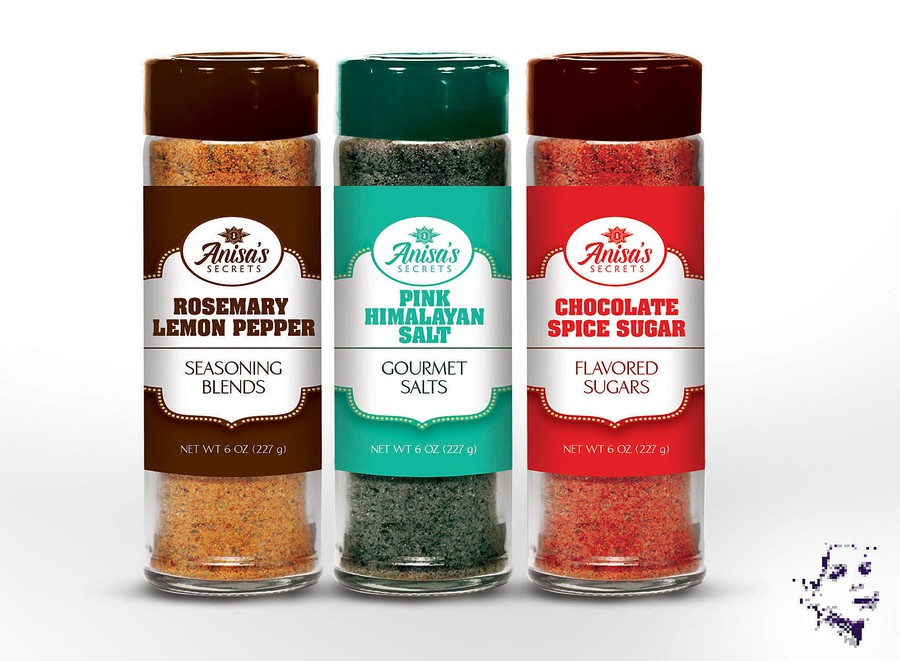 We need a modern, bold, beautiful label for our seasoning line ...