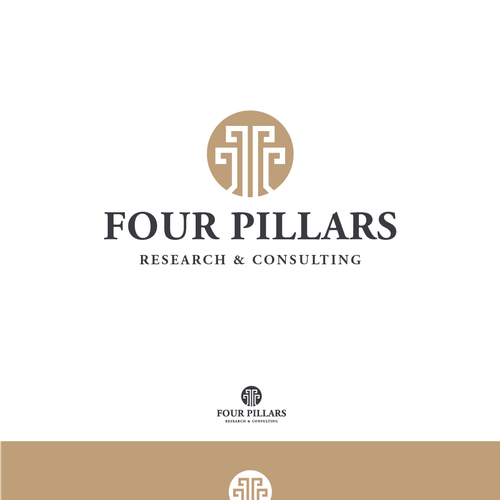 Logo for Four Pillars Research & Consulting | Logo design contest