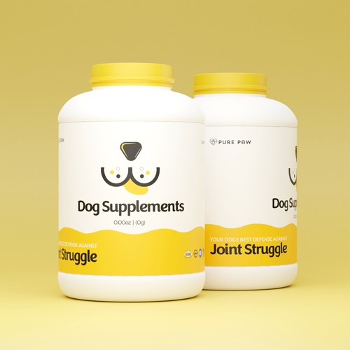 Designs | Packaging design for dog supplement brand | Product label contest