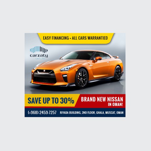 Design attractive digital car ads for Carzaty | Banner ad contest