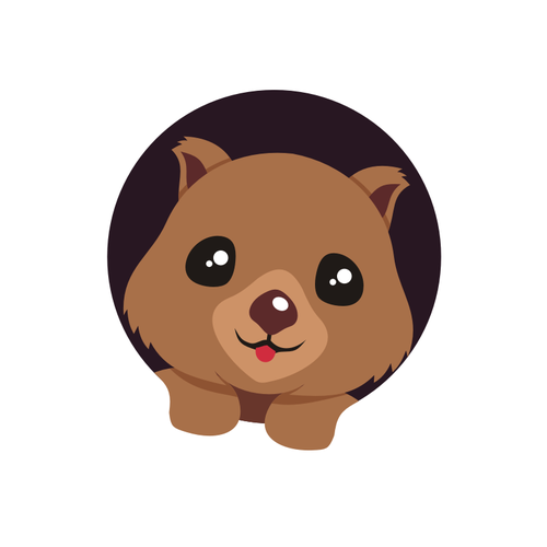 Designs | Cute & Derpy Wombat Logo for Discord Bot (Simple Profile ...