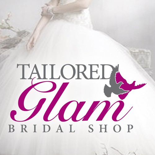 TAILORED GLAM BRIDAL SHOP! Help create a MODERN LOGO!!! | Logo design ...