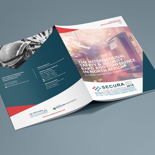 Design a brochure for a Security tradeshow (in EN / FR) | Brochure contest