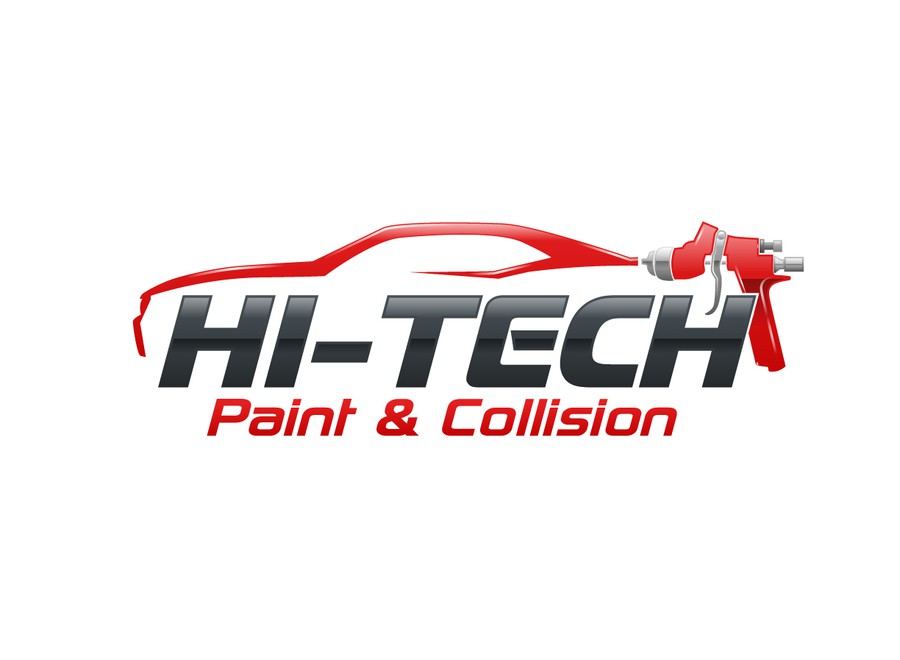 Fast stylish car-logo wanted for Hi-Tech Paint & Collision | Logo ...