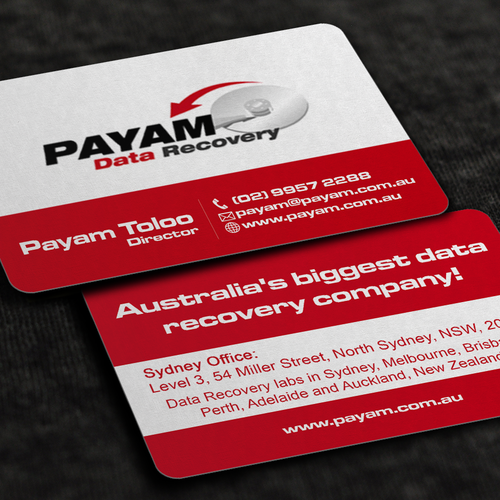 New business card for data recovery company | Business card contest