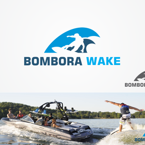 Create a WAKESurf style logo for new Wakesurf board manufacture company ...