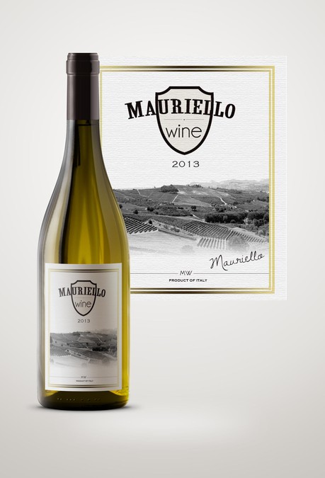 Italian Wine Label design | Product label contest