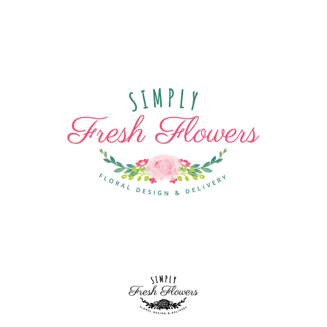 Simply Fresh Flowers needs a bold, bright & fresh looking logo! | Logo ...