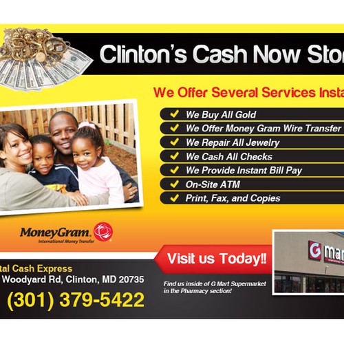 Design an ad for a Cash for Gold store! Have some fun with unique ...