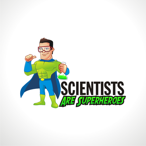 Create a cool design -- Scientists Are Superheroes | Logo design contest