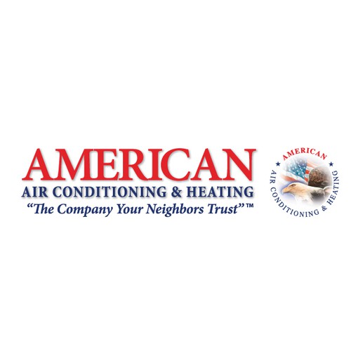 American Air Conditioning & Heating Logo redesign | Logo & brand ...