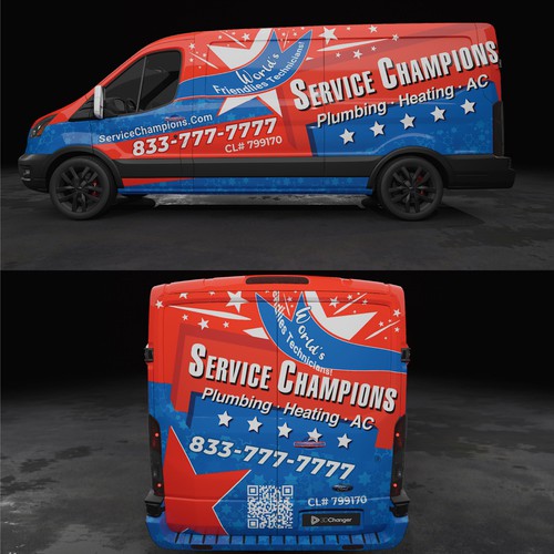 Designs | Van Wrap For Service Company | Car, truck or van wrap contest