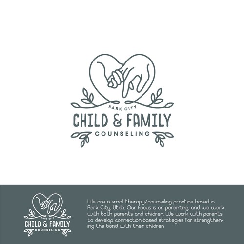 Designs | Logo for a Child/Parent Therapy Practice in Park City, Utah ...